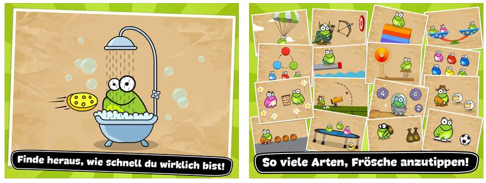 Tap the Frog: Doodle | App des Tages